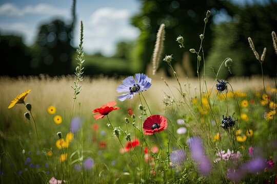 "Wildflower Field" Images – Browse 4,278 Stock Photos, Vectors, and ...