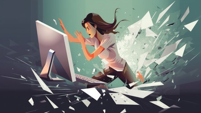 Woman Breaking Through Images – Browse 9,701 Stock Photos, Vectors, and ...