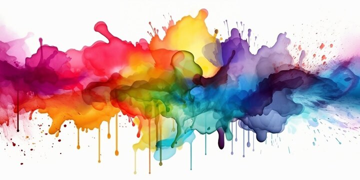 Rainbow Watercolour Splash Images – Browse 121,862 Stock Photos ...