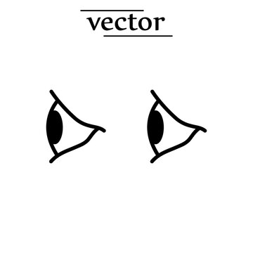 Cartoon Eye Side View