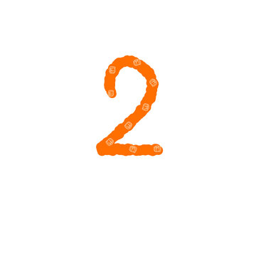 Number 2 Orange