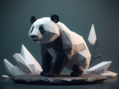 Panda Polygon Bilder – Durchsuchen 598 Archivfotos, Vektorgrafiken und ...