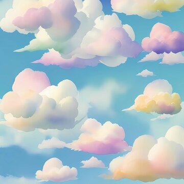 Colorful Clouds Tumblr