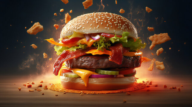 Exploded Hamburger Bilder – Durchsuchen 1,615 Archivfotos ...