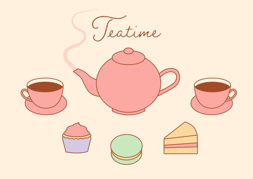 High Tea Illustrations