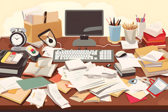 Cluttered Desk Images – Browse 5,813 Stock Photos, Vectors, and Video ...