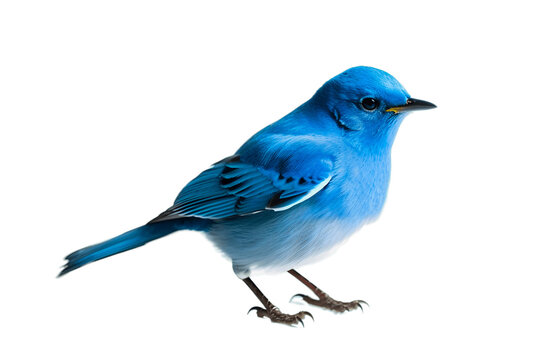Bluebird White Background
