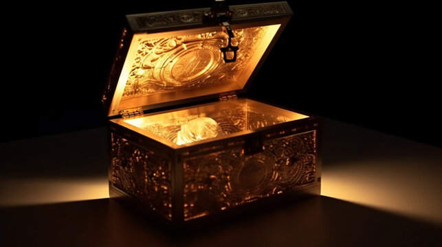 Gold Treasure Box Images – Browse 51,196 Stock Photos, Vectors, and ...