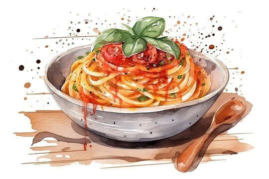 Spaghetti Painting