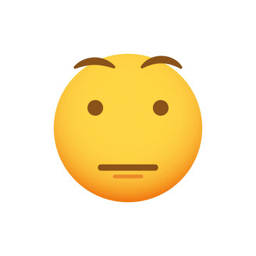 Judgmental Face Emoticon