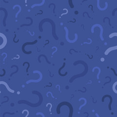 Sewing fabric with Simple question mark texture - seamless vector ...