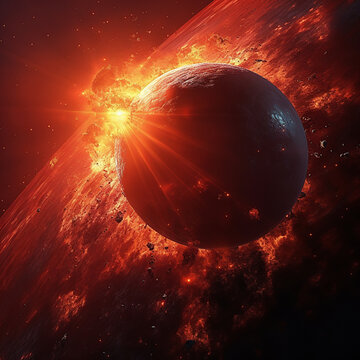 Red Giant Sun Destroy Earth