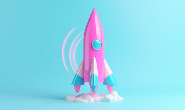 Pink Rocket Ship Images – Browse 9,124 Stock Photos, Vectors, and Video ...