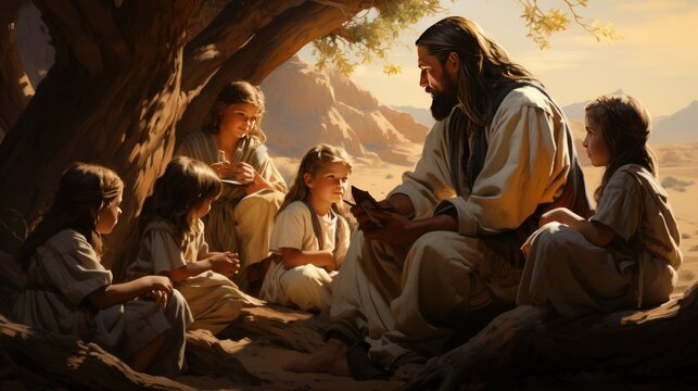 Jesus Teaching Children Images – Browse 2,334 Stock Photos, Vectors ...