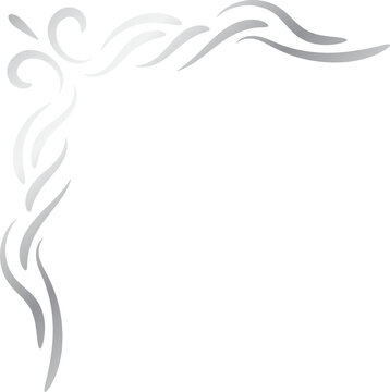 Silver Corner Border