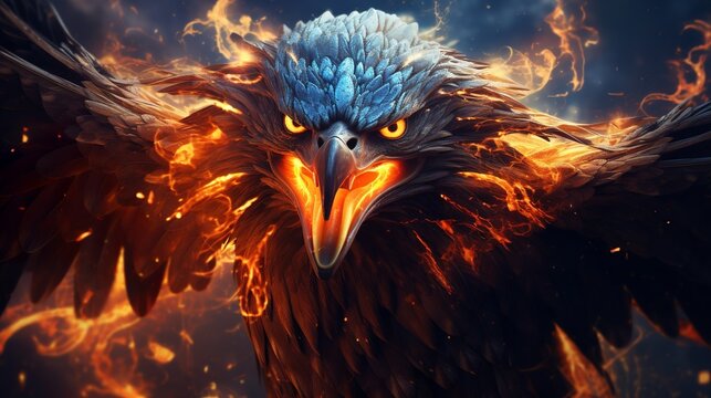 Blue Fire Eagle