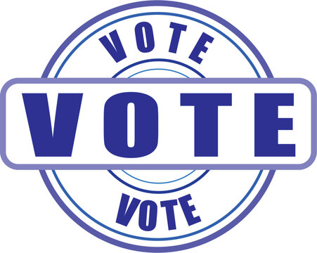 Vote Stamp Symbol