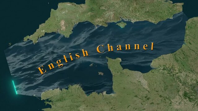 English Channel Map