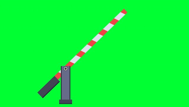 Drive Around The Boom Gates At A Level Crossing