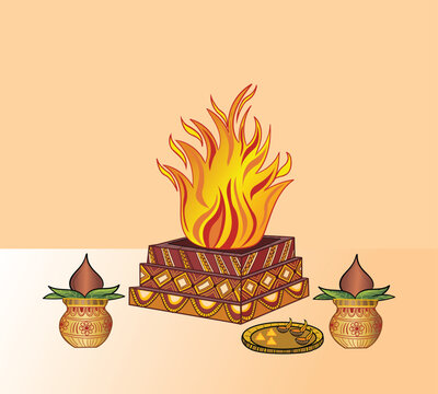 Havan Kund Clipart Flower