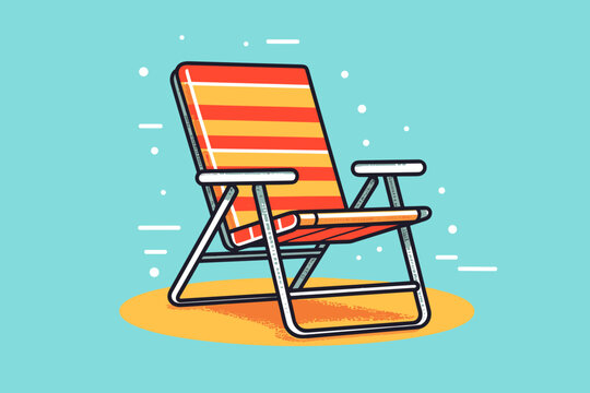 Lawn Chair Cartoon Images – Browse 809 Stock Photos, Vectors, and Video ...