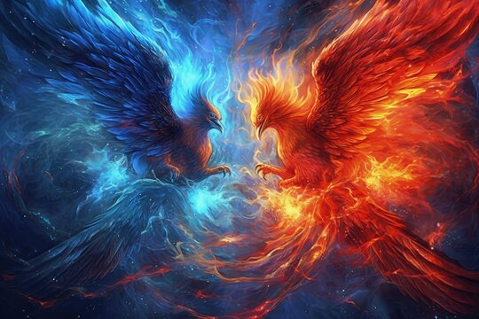 Fantasy Ice Phoenix Images – Browse 151 Stock Photos, Vectors, and ...