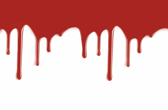 Blood Drip White Background