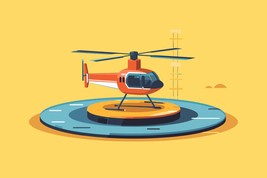 Helipad Cartoon Images – Browse 145 Stock Photos, Vectors, and Video ...