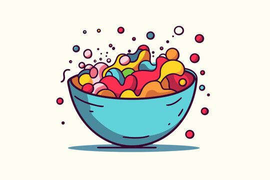 Cartoon Punch Bowl