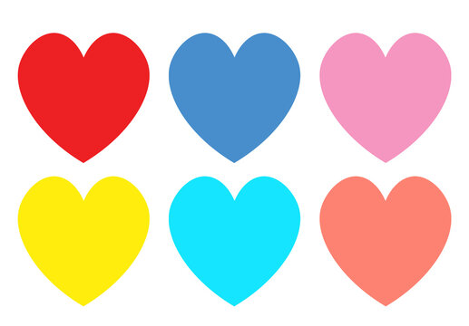 Images Of Colorful Hearts