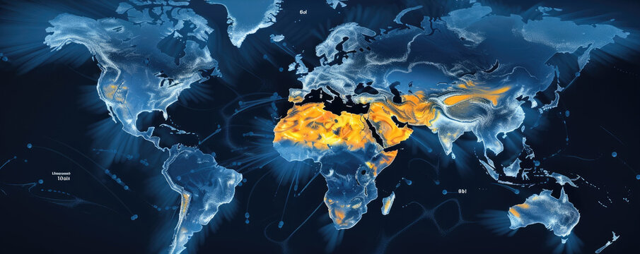 Global Weather Map Background