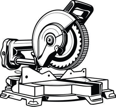 Miter Saw Clip Art
