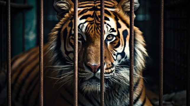 Sad Animal Faces In Cages