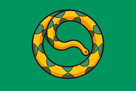 Hoop Snake Drawing