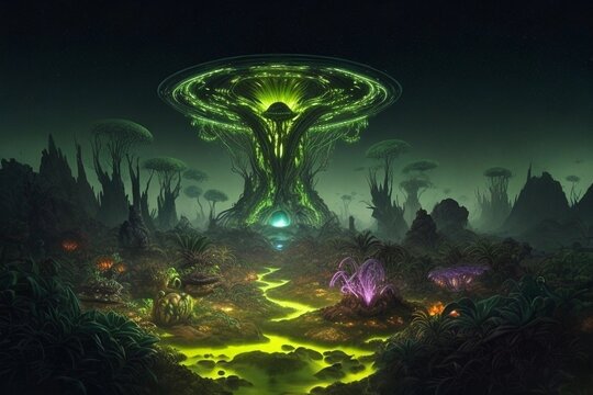 Green Alien Planet Images – Browse 14,695 Stock Photos, Vectors, and ...