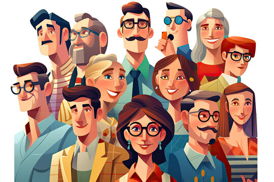 Diverse Crowd Clipart Images – Browse 408 Stock Photos, Vectors, and ...