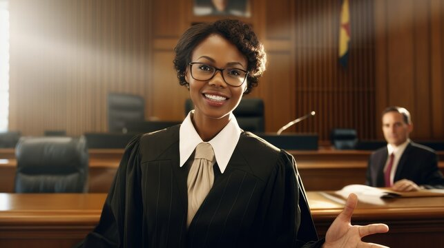 Black Lawyer In Court