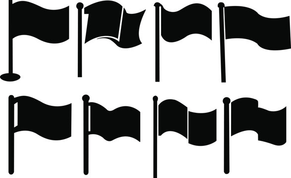 Black Flag Vector