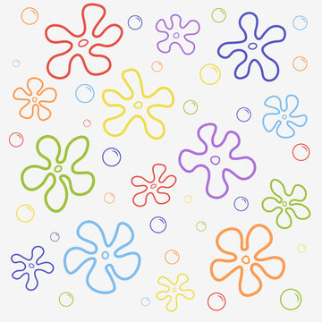 Spongebob Flower Pattern