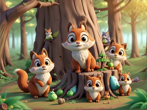 Squirrel Cartoon Disney