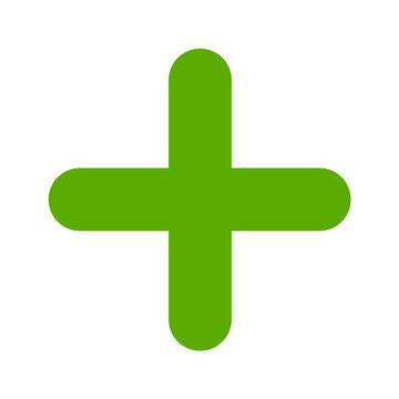 Green Plus Sign Icon
