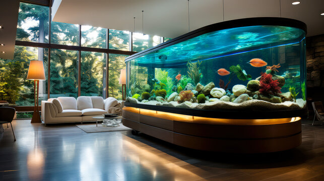 Modern Home Fish Tank