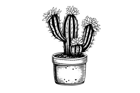Cactus Flower Drawing Tumblr