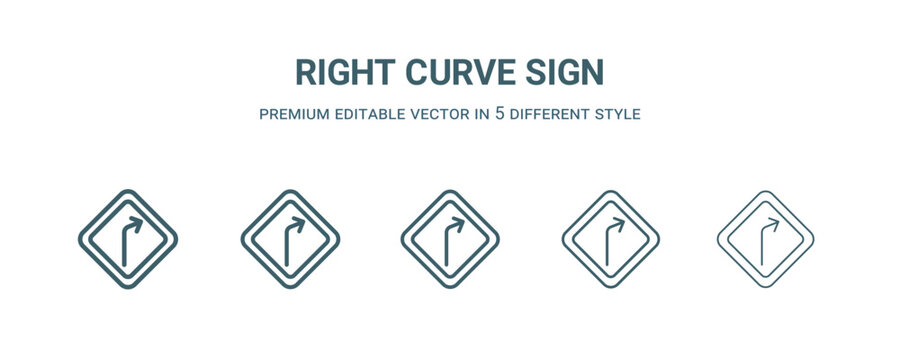 "Right Curve Sign" Images – Browse 163 Stock Photos, Vectors, and Video ...