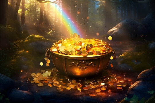 Rainbow Pot Of Gold Images – Browse 18,638 Stock Photos, Vectors, and ...
