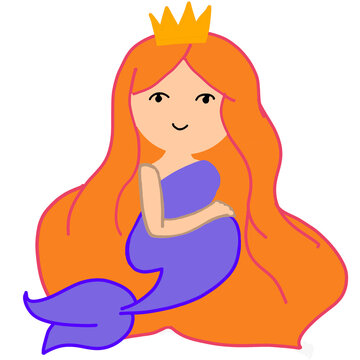 Mermaid Pregnant Clip Art