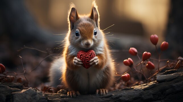 Squirrel With Heart Images – Browse 2,869 Stock Photos, Vectors, and ...