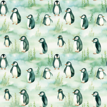 "Penguin Pattern" - Images et vidéos libres de droits | Adobe Stock