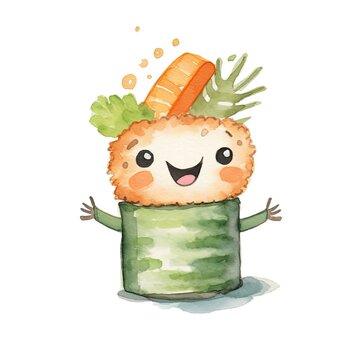 Cute Sushi Clipart