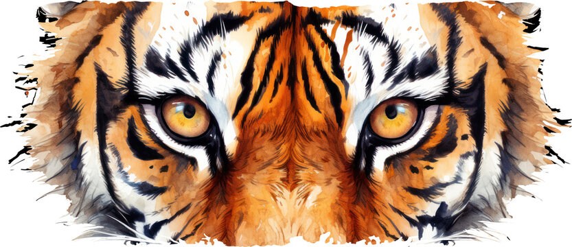 Watercolor Tiger Eye